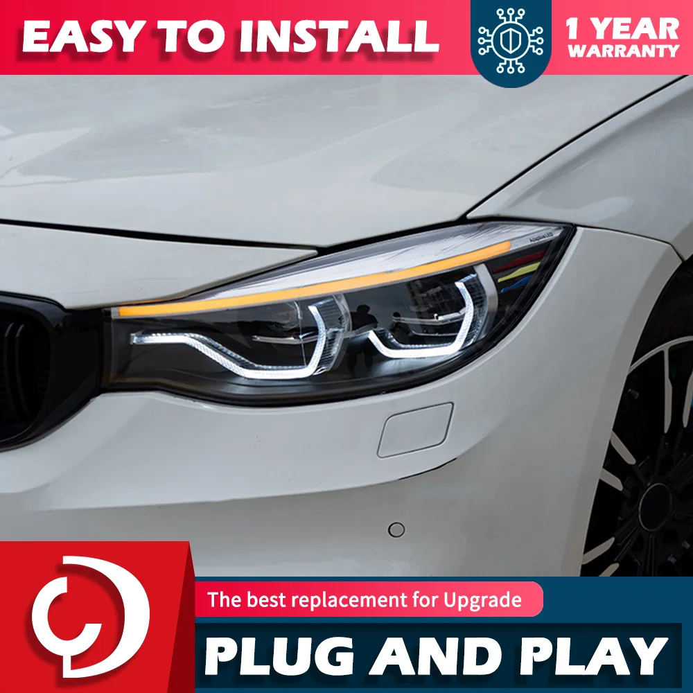 AKD-LED-DRL-for-BMW-F34-LED-obiettivo-del-proiettore-del-faro-2012-2018 ...