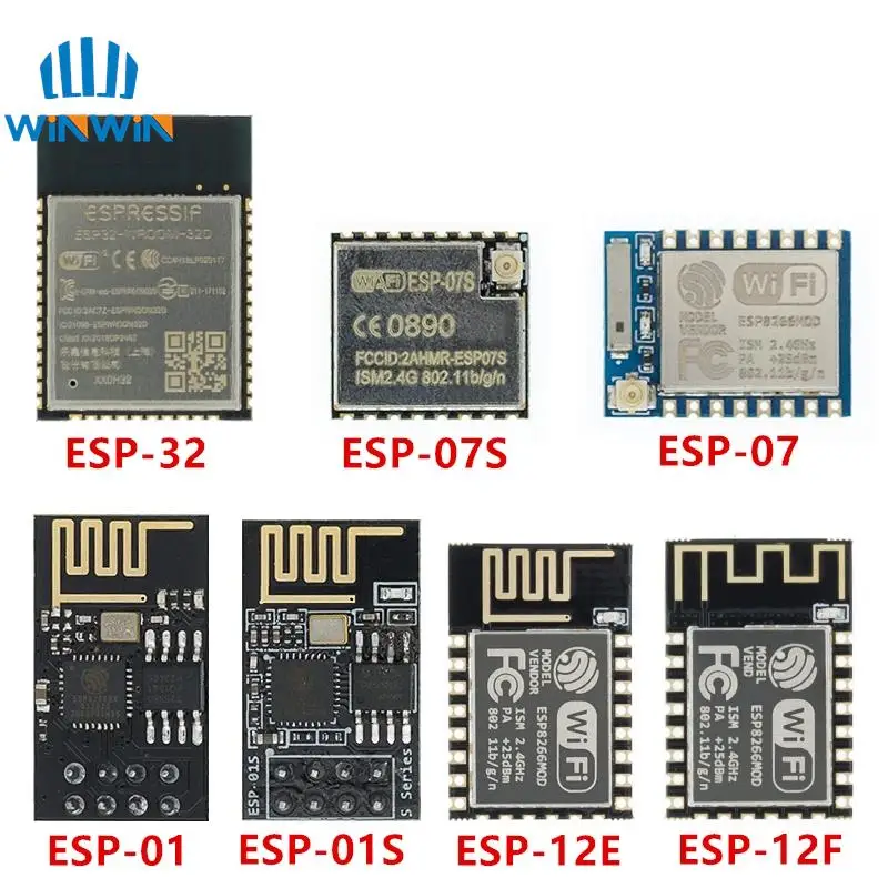 1pcs ESP8266 ESP-01 ESP-01S ESP-07 ESP-07S ESP-12 ESP-12E ESP-12F ESP ...
