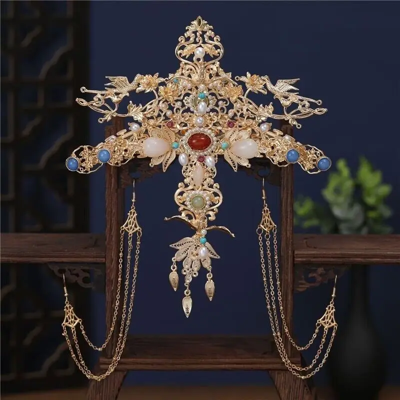 Hanfu Hair Accessories Set Women Chinese Traditional Vintage Alloy ...