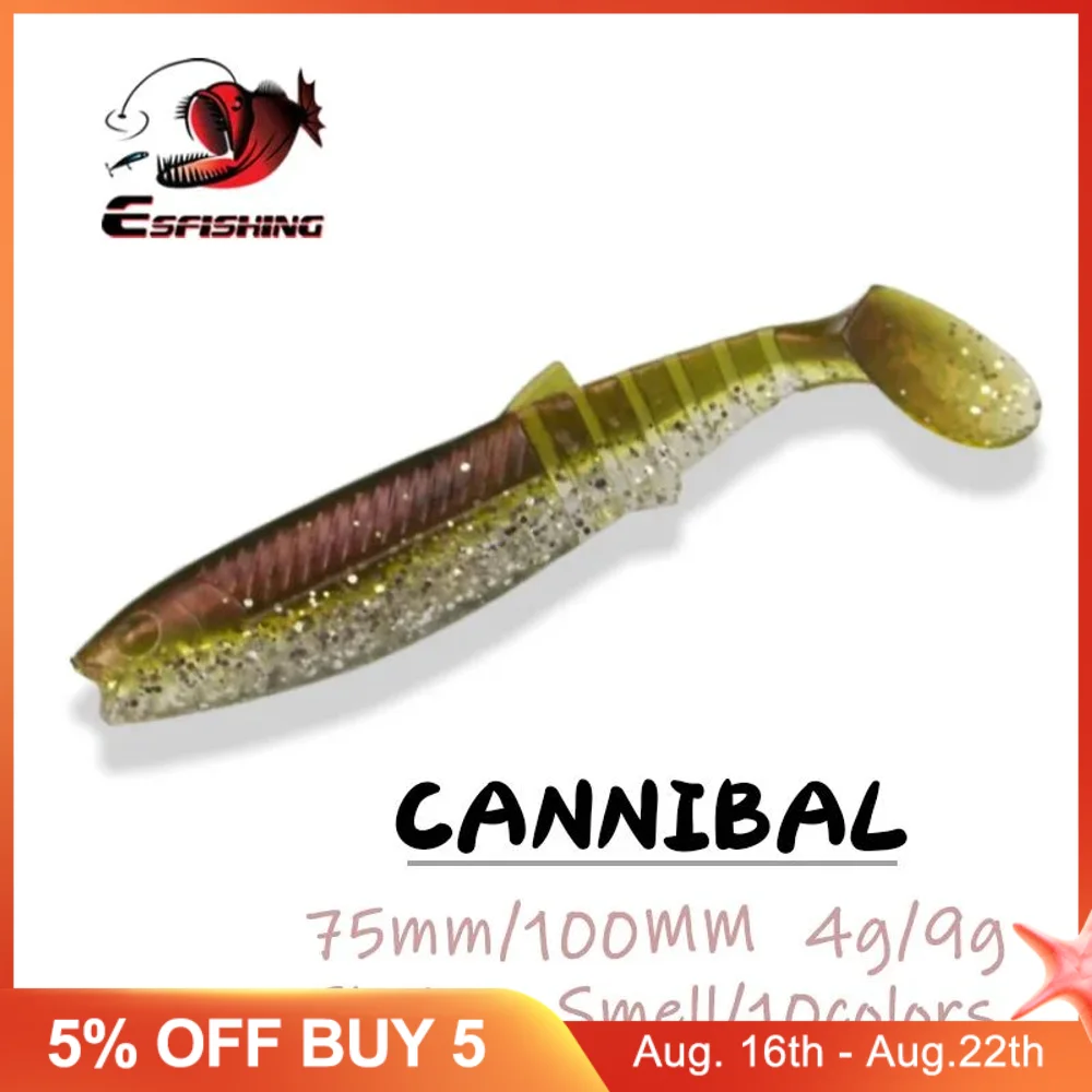ESFISHING-official-website-Soft-Lure-Cannibal-75mm-100mm-Soft-bait-T ...