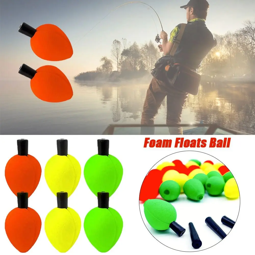 30pcs-Foam-Peg-Floats-Fishing-Trout-Floats-Slip-Bobber-Fishing-Cork ...