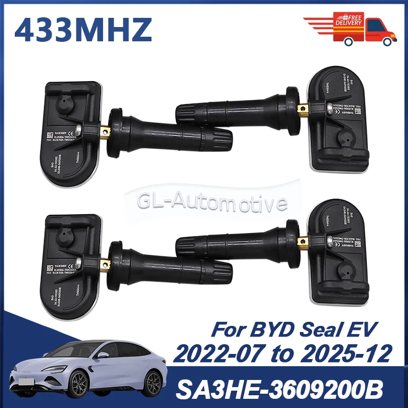 1/4 Uds SA3HE-3609200B Sensor TPMS Sensor de presión de neumáticos para ...