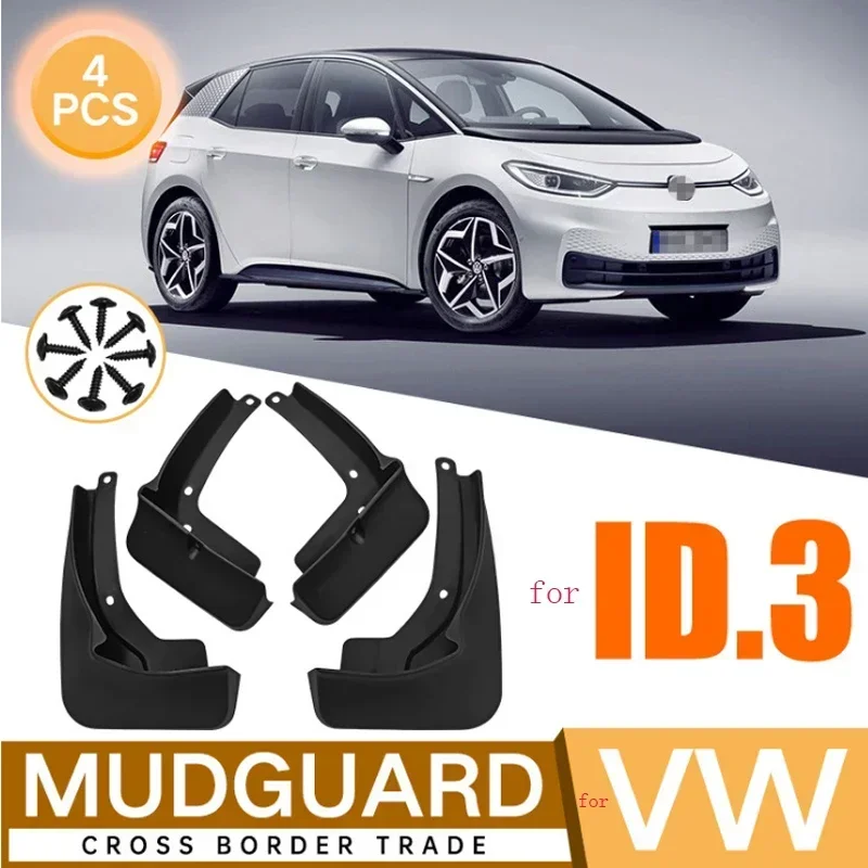 Mudguards Fender Mud Guard Flap Car Flaps for Volkswagen ID.3 VW ID3 ID ...