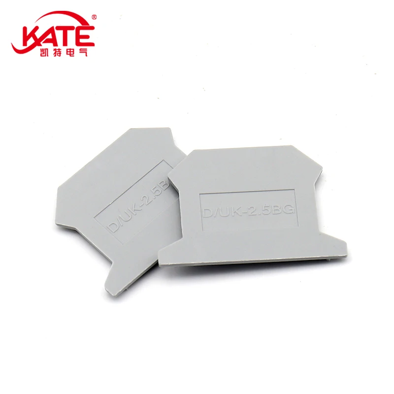 10PCS-D-UK2-5N-Plastic-Terminal-Block-Partition-UK2-5B-Terminal ...