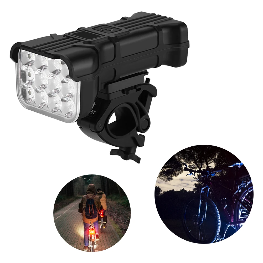 Bicycle-Front-Rear-Light-1800mAh-MTB-Bicycle-Headlight-360-Rotation ...