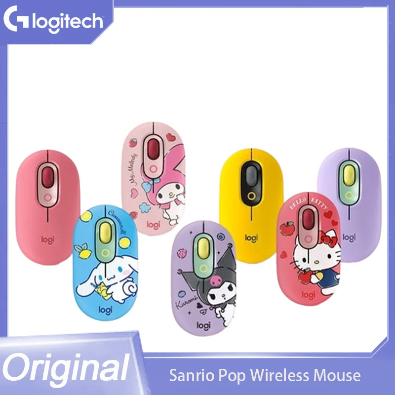 Original-Logitech-Pop-Mouse-Bluetooth-Wireless-Mouse-With-Receiver ...