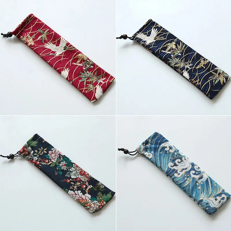 Japan-Style-Cutlery-Bag-Reusable-Travel-Drawstring-Pouch-For-Kitchen ...