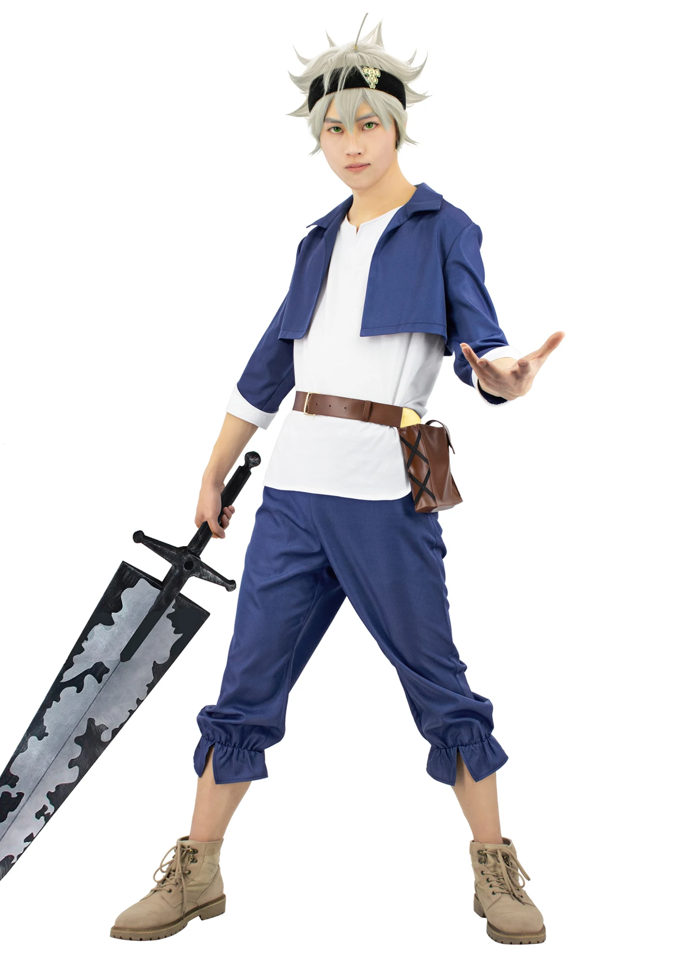 Black Clover Asta Cosplay Accessory Sword Cospaly Costume Weapon Prop ...