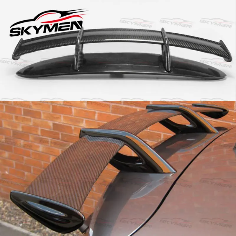 Carbon-Rear-Wing-With-FRP-Base-For-Mini-Cooper-R55-R56-Trunk-Splitter ...