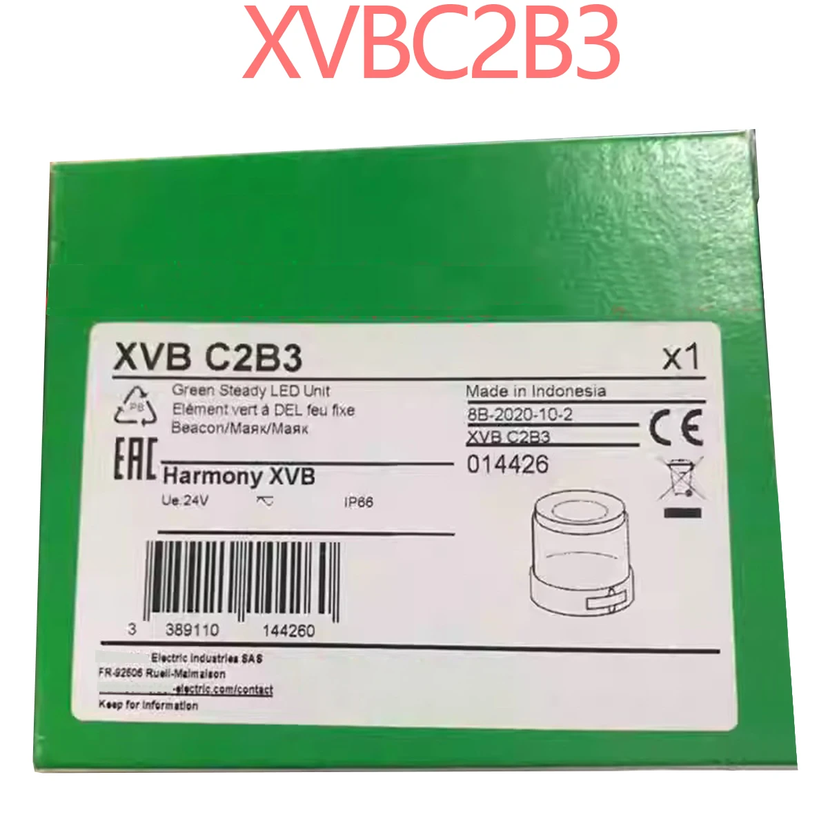 XVBC2B3-Green-Alarm-light-Brand-New-Original-Professional-Institutions ...