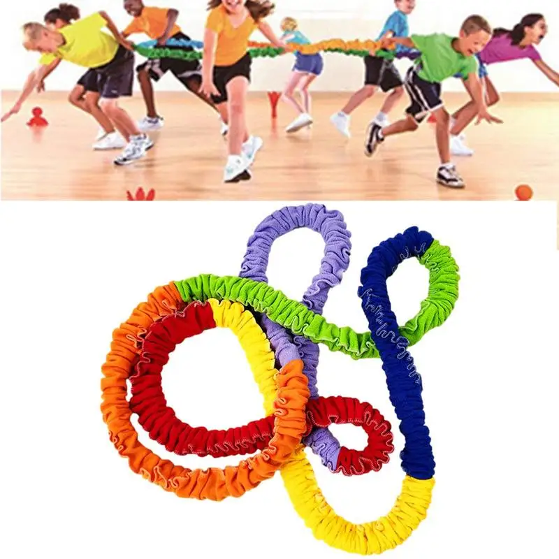 Pull-Rope-Fleece-Elastic-Dynamic-Band-Outdoor-Kids-Ring-Team-Rope-East ...