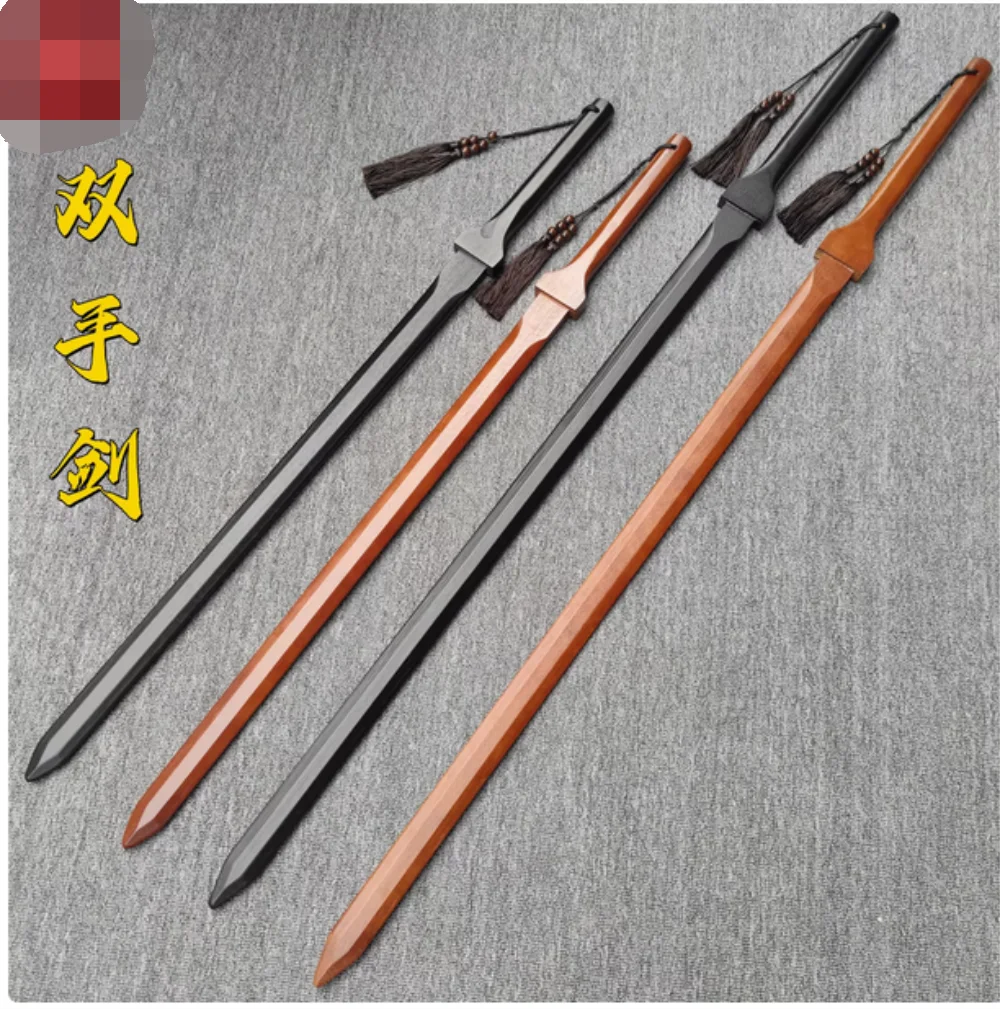 100-140cm Two-Handed Traditional Chinese Tai Chi jian Miao Sword Log ...
