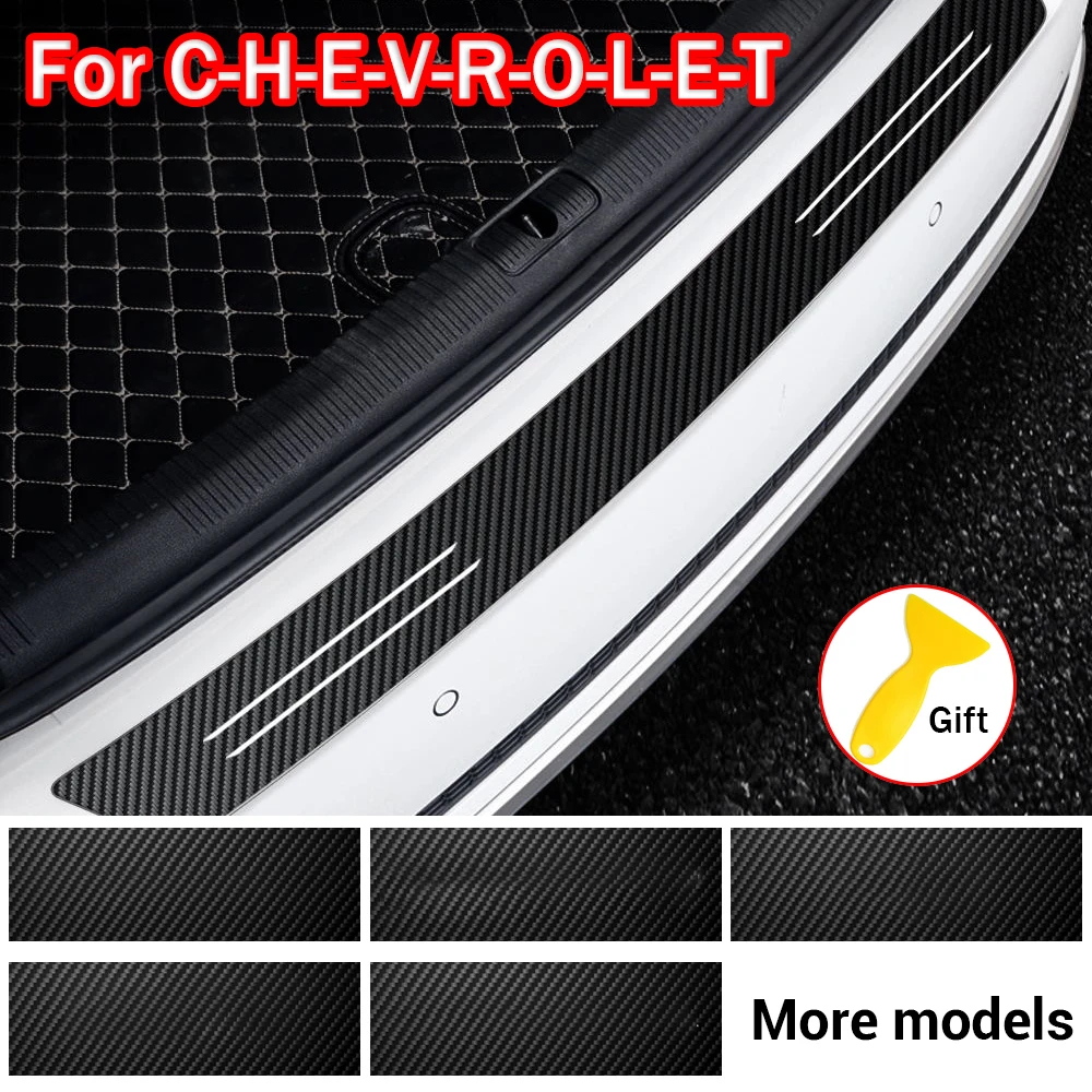 자동차 리어 범퍼 프로텍터 스티커 트렁크 탄소 섬유 데칼 쉐보레 이쿼녹스 크루즈 라세티 트랙스 캡티바 Ss 임팔라 스파크 Z71차량용 스티커 Aliexpress