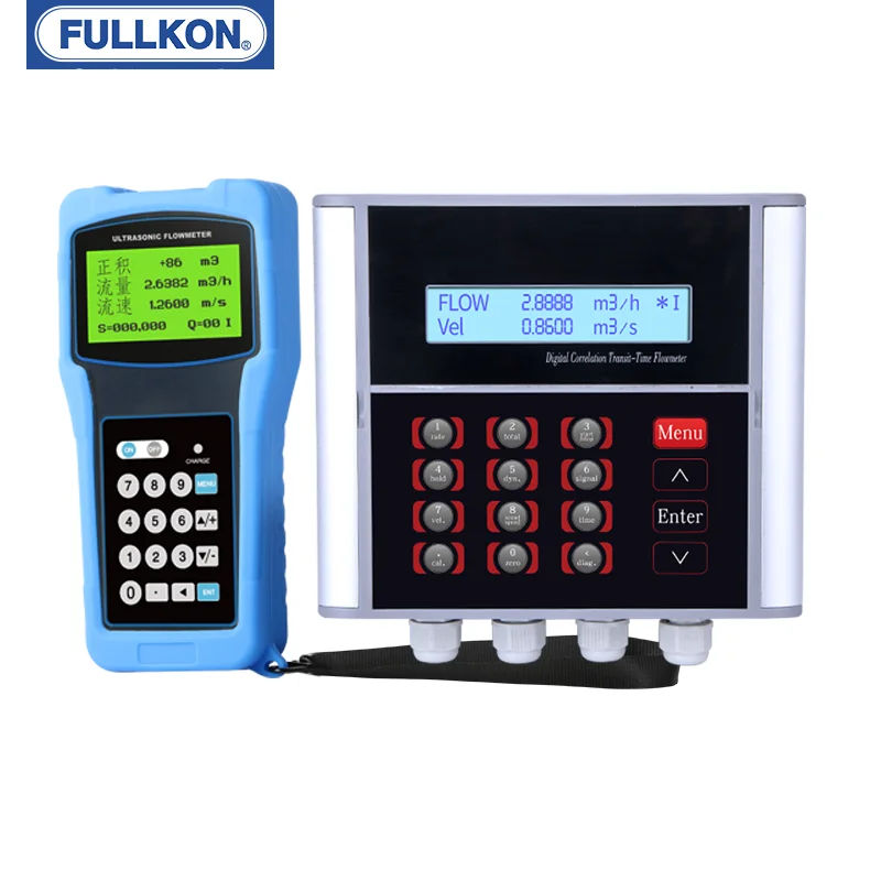 ultrasonic-flow-meter-pvc-pipe-clamp-on-flow-meter-4-20mA-output-flow ...