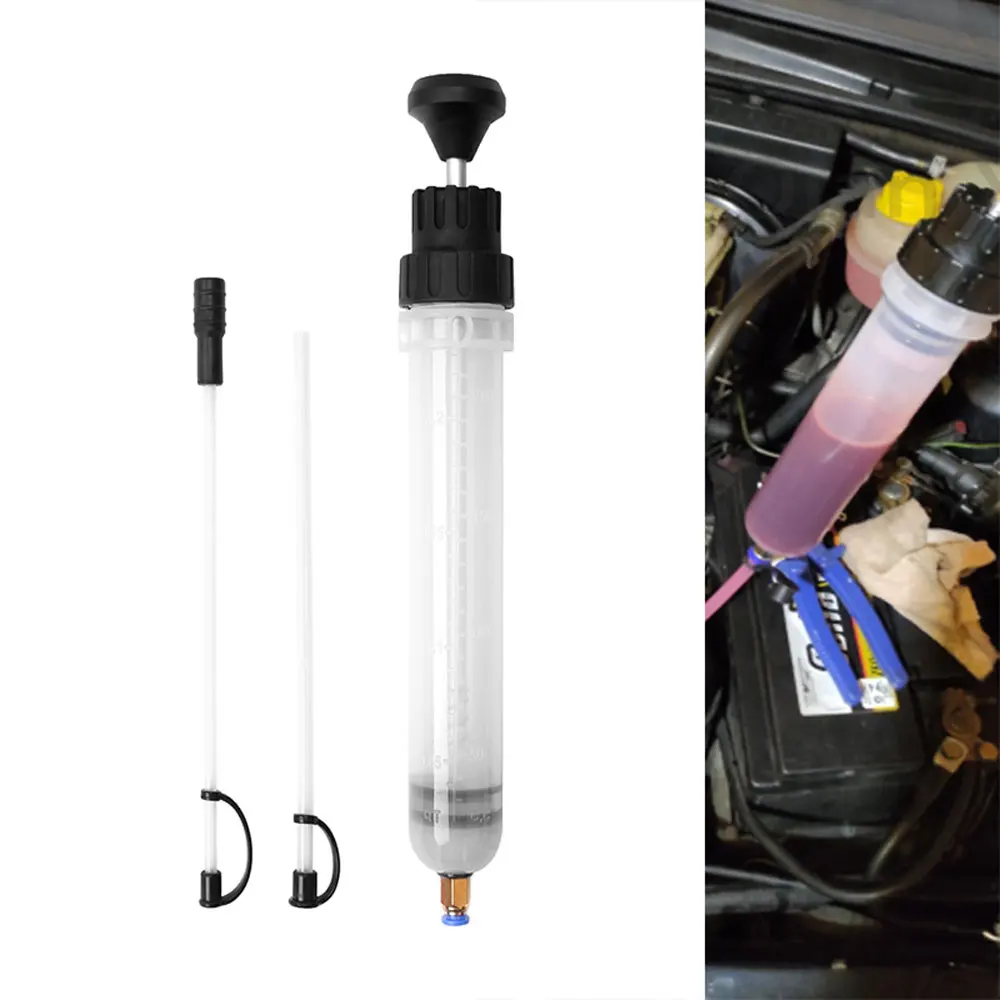 Car Hand Pump Oil Extractor 200CC Fluid Extraction Filling Syringe ...