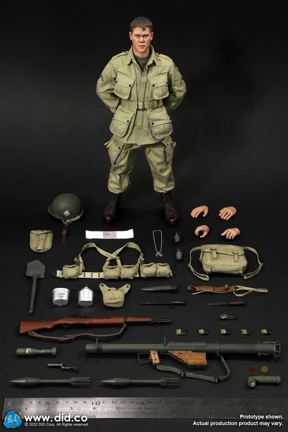 1-6-Action-Figures-Model-DID-A80161S-80161-World-War-II-US-Army-101 ...