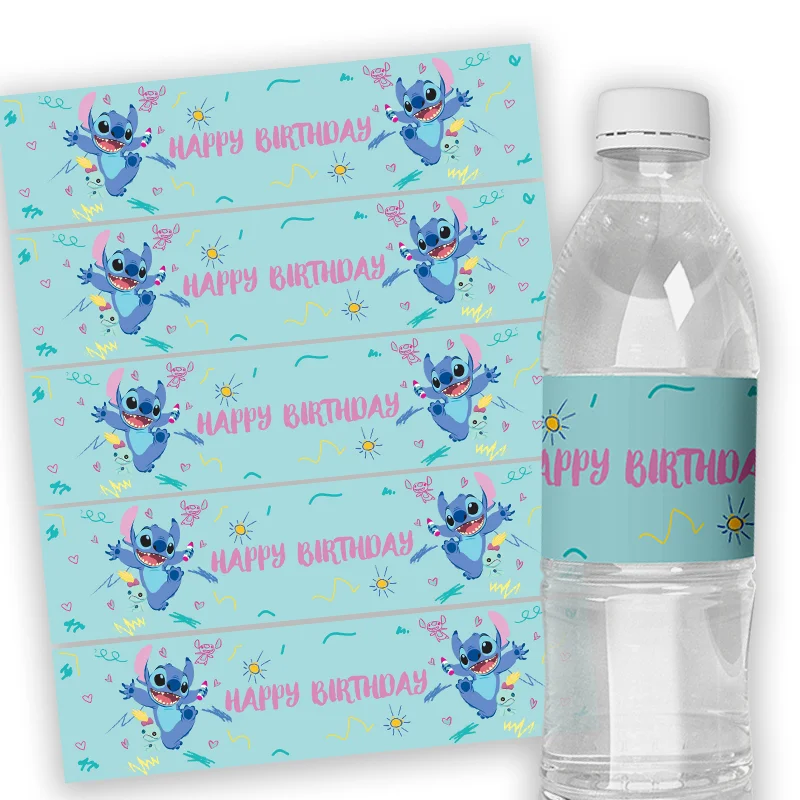 6pcs-Custom-Lilo-Stitch-Kids-Party-Water-Bottle-Wine-Labels-Stickers ...