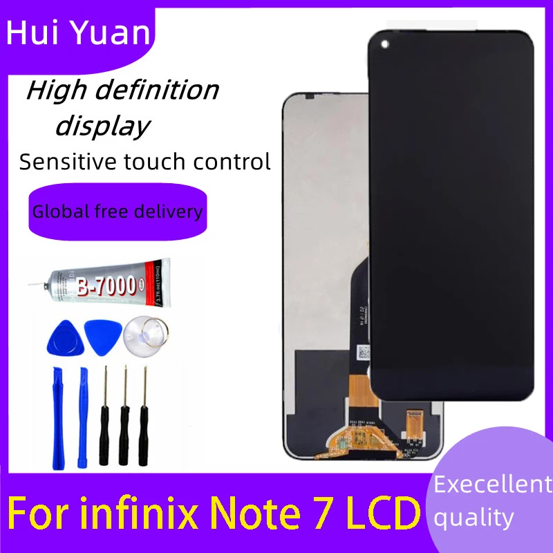 For Infinix Note 7 X690 X690b Lcd Display Touch Screen Sensor Digitizer ...