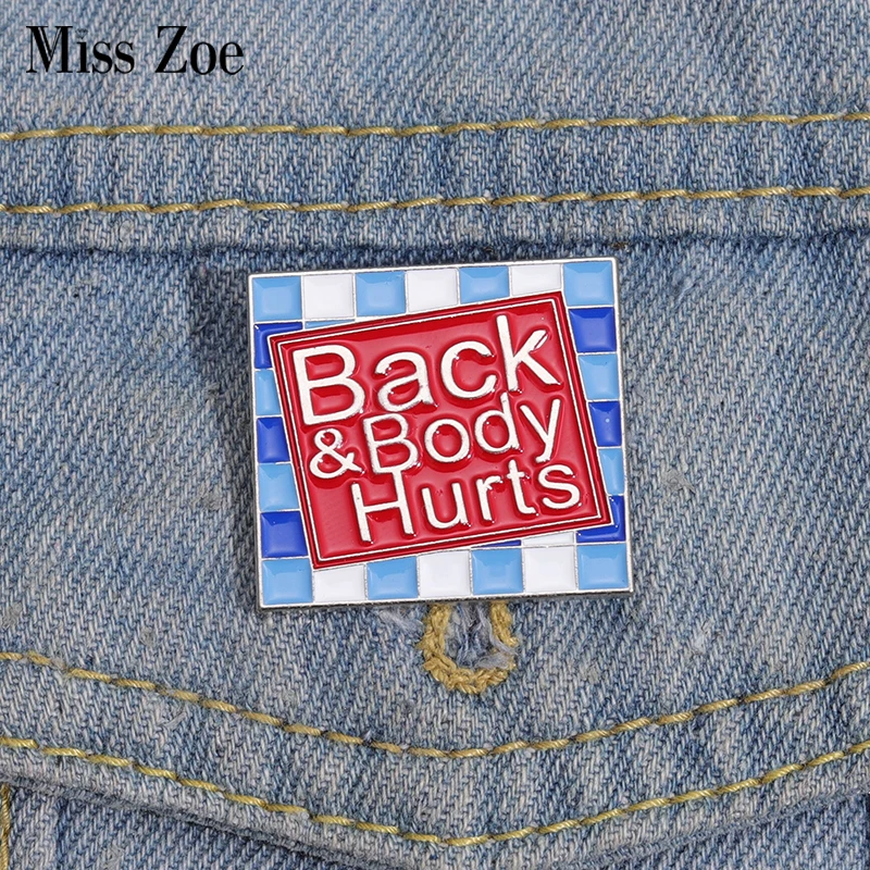 Back-and-Body-Hurts-Enamel-Pins-Custom-Square-Brooches-Lapel-Badges ...