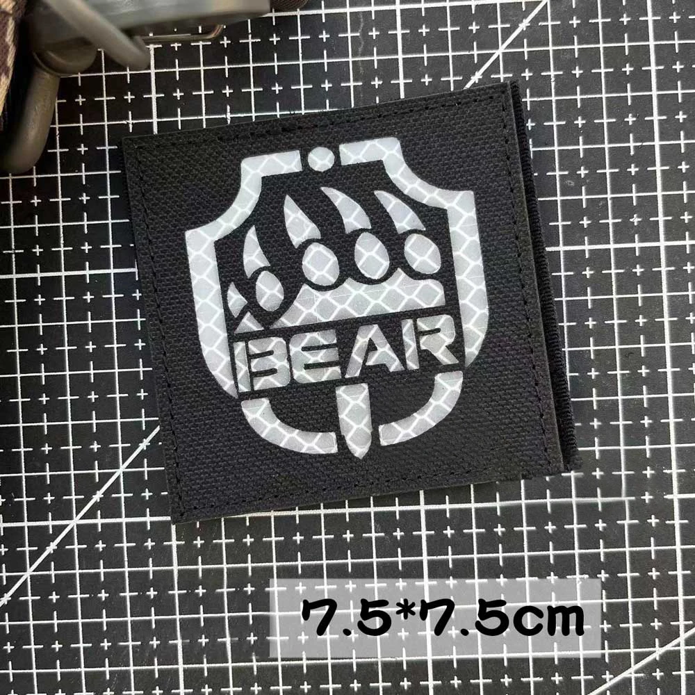 Parche de PVC de Escape From Tarkov IR para mochilas, pegatinas tácticas, parches bordados para ...