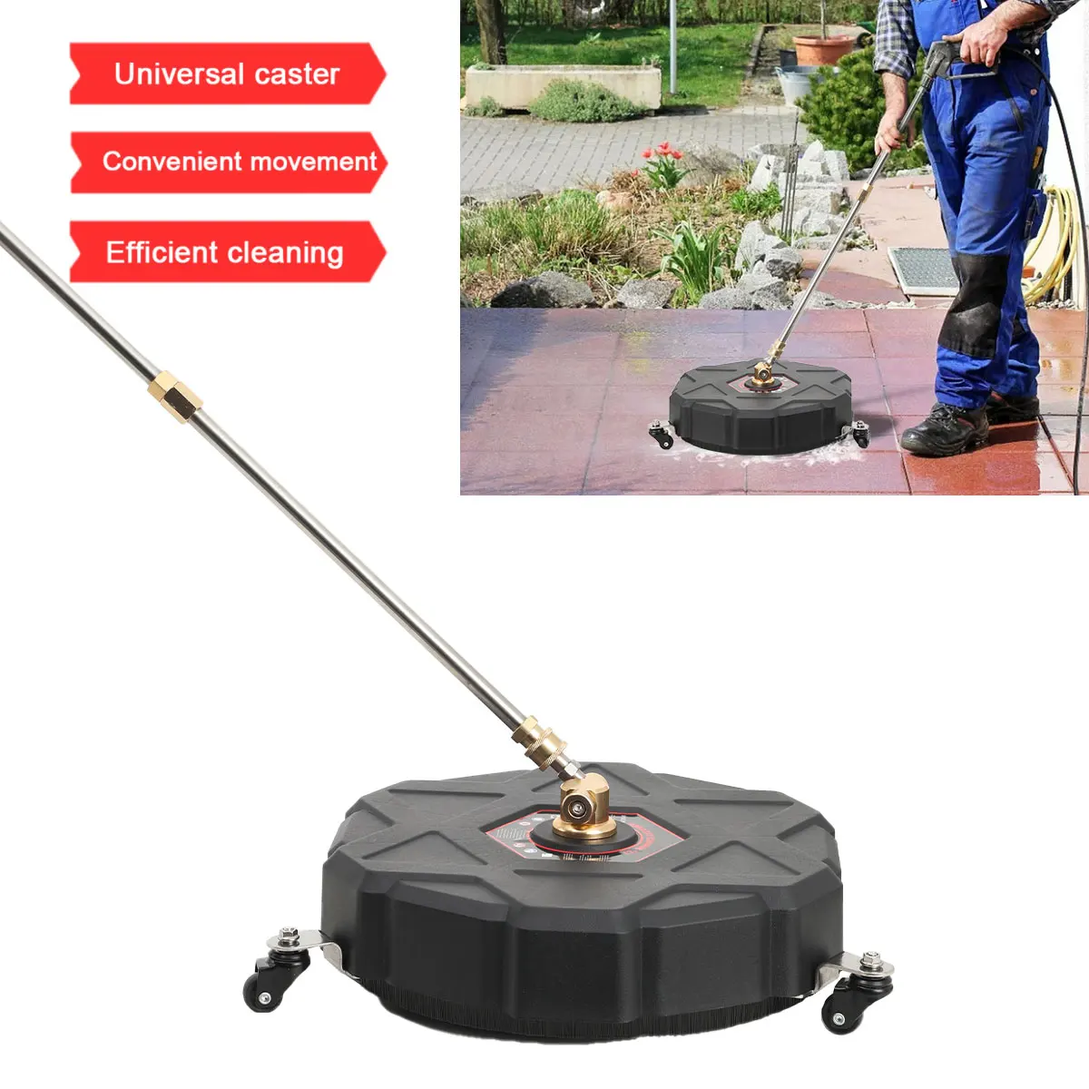 High Pressure Cleaner Surface Cleaner, PE/Stainless Steel High Pressure ...
