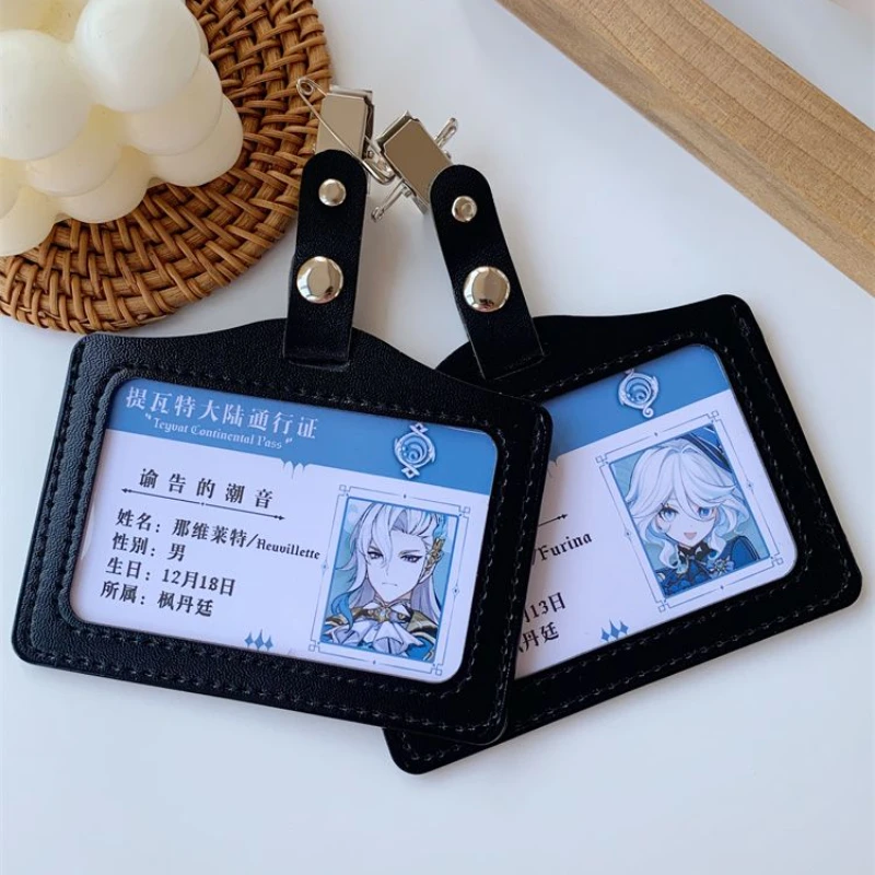 Anime-Game-Impact-Focalors-Forina-Neuvillette-Passport-Student-ID-Card ...