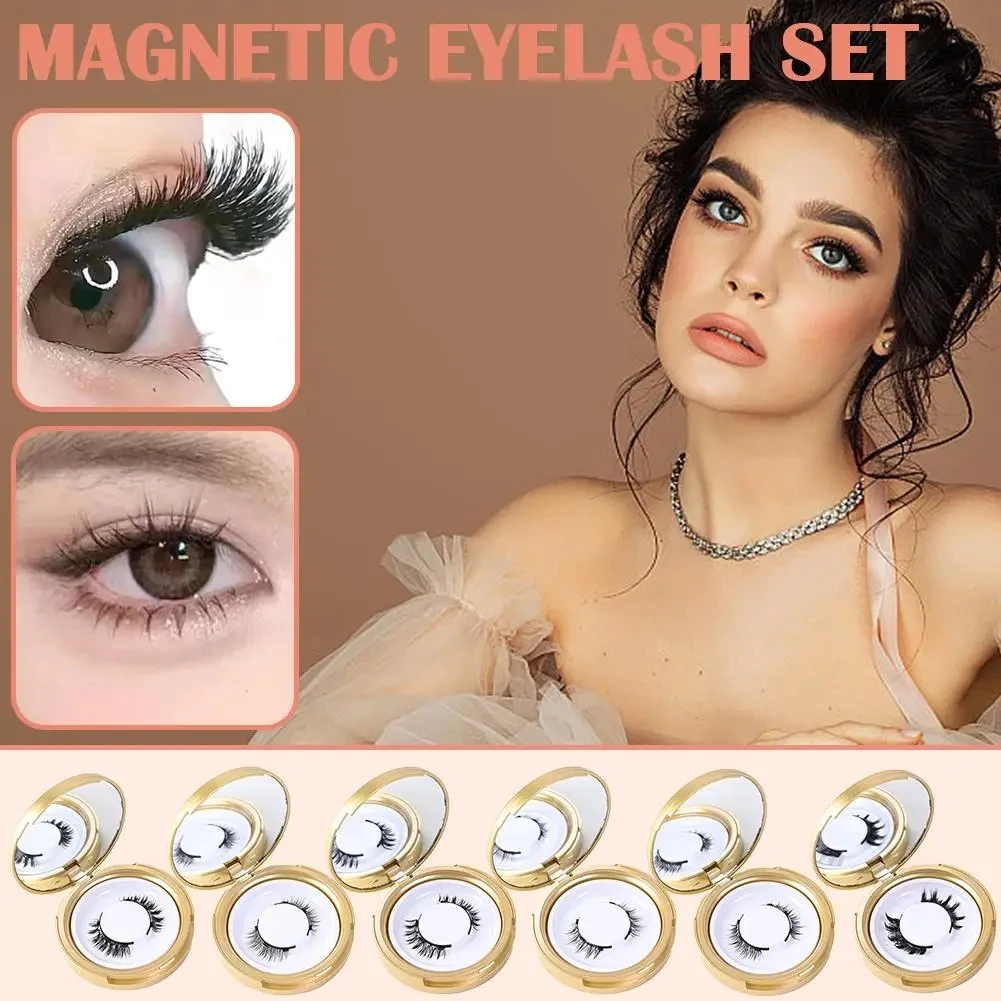 3D-Magnetic-False-Eyelashes-Reusable-Nature-Comic-Demon-Elf-No-Glue ...