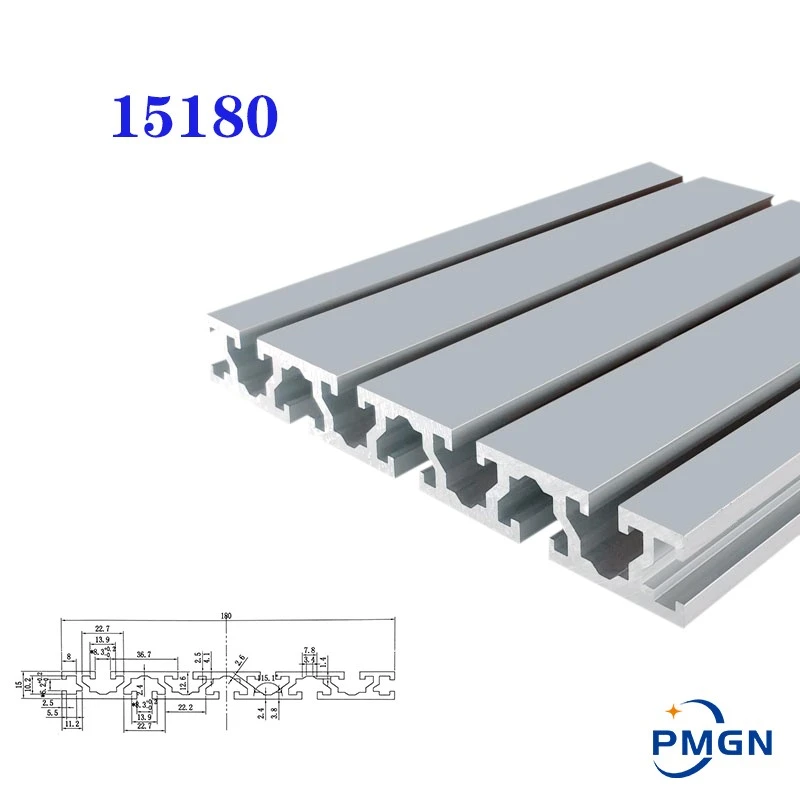 1pcs 15180 Aluminum Profile Extrusion 6063-t5 100mm To 1000mm Length ...