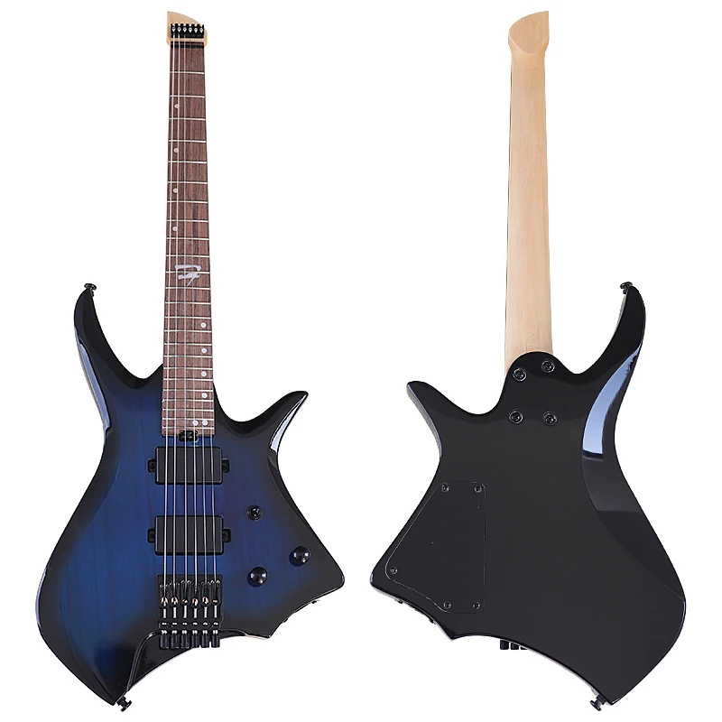 New-Arrival-6-String-Headless-Electric-Guitar-30-Inch-Solid-Paulownia ...