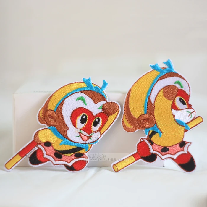 Qi Tian Da Sheng Sun Wukong Mei Monkey King pegatina de tela de dibujos ...
