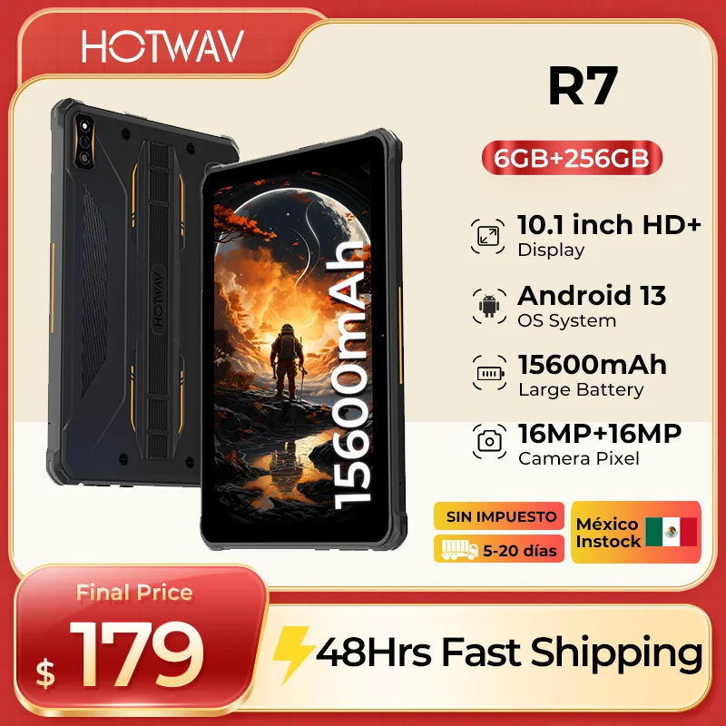 HOTWAV-R7-Tablet-PC-Global-Version-10-1-HD-15600mAh-12GB-6-6-256GB-Pad ...
