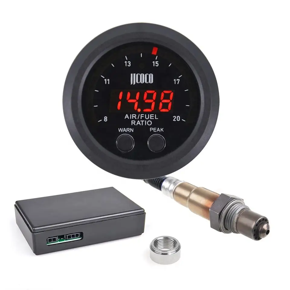 Universal-12V-52MM-Air-Fuel-Ratio-Gauge-Ultra-Thin-Round-S-Serie-LED ...