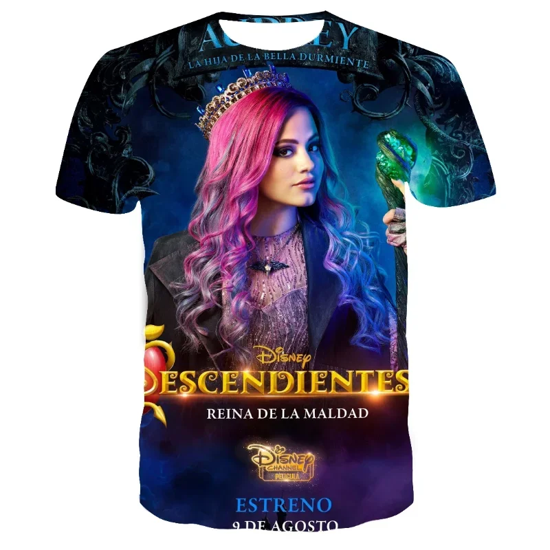 Camiseta De Los Descendientes De Disney Camiseta De Disfraz De Los