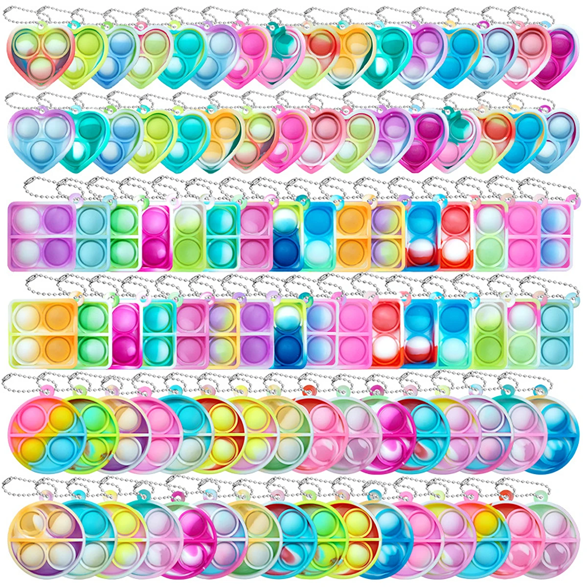 Mini-Pop-Keychain-para-crian-a-brinquedos-sensoriais-Fidget-Bulk-para ...