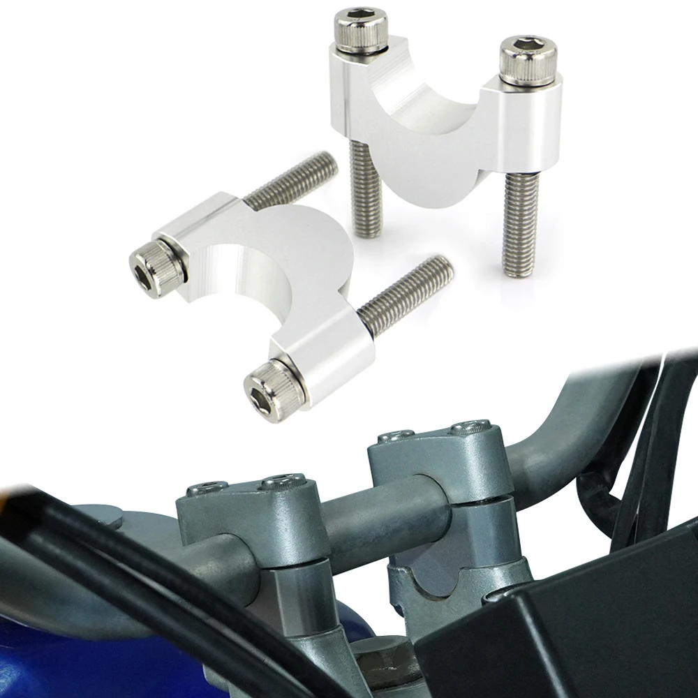 22mm-7-8-Handlebar-Mount-Risers-Aluminum-Fit-For-Triumph-Speed-Triple ...