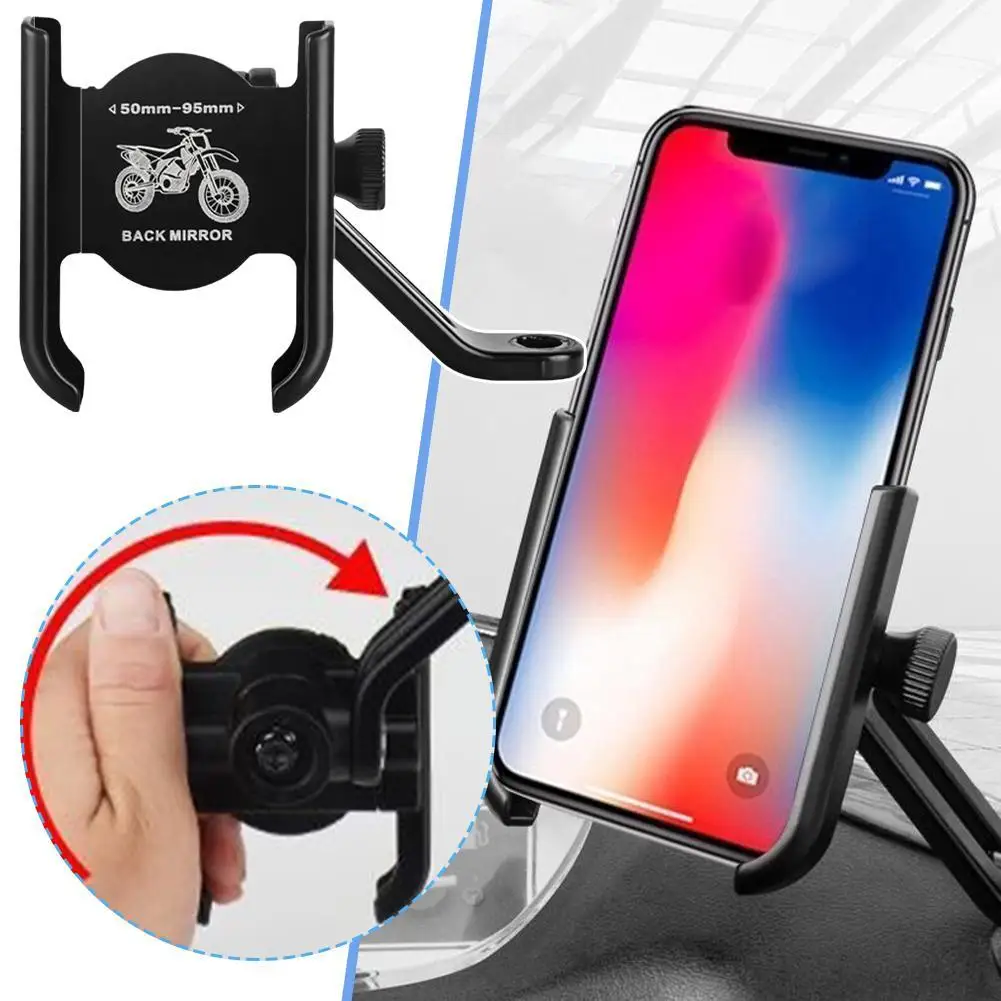 Aluminum-Alloy-Motorcycle-Mobile-Phone-Holder-Phone-Mount-Stand-Bicycle ...