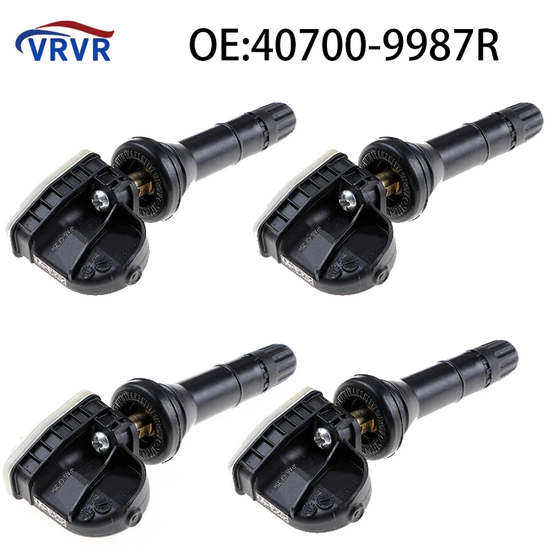 VRVR 4PCS 407009987R 40700-9987R TPMS Tire Pressure Sensor For Renault ...