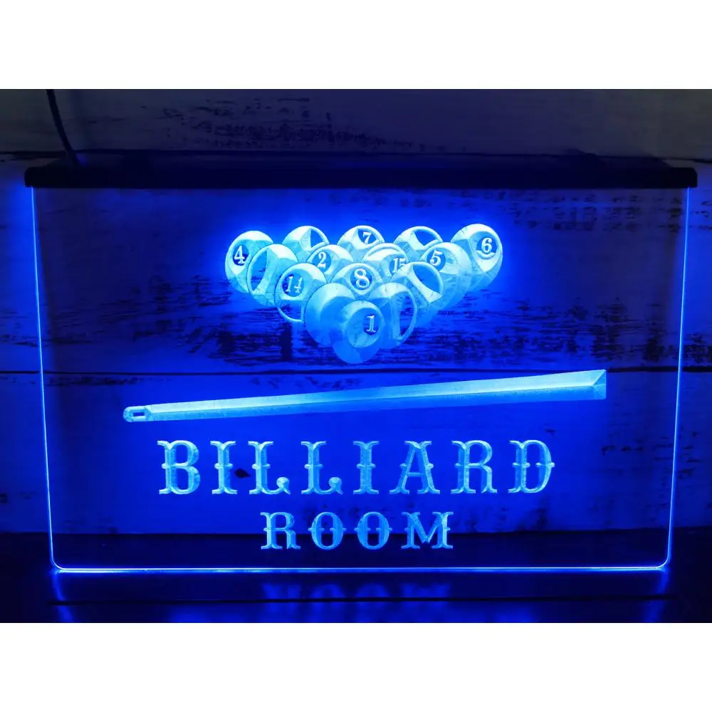 Billiard-Pool-Room-Bar-Beer-3D-Carving-LED-Neon-Sign-for-Wall-Unique ...