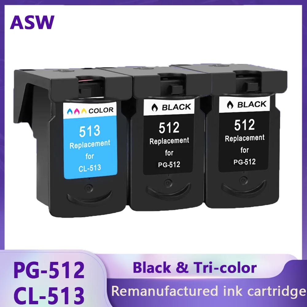 ASW-PG512-CL513-CL-513-PG-512-Ink-Cartridges-For-Canon-Pixma-MP230 ...