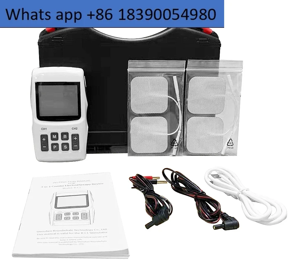 ROOVJOY 4 in 1 Combo Therapy machine, TENS+EMS+RUSS+IF for Pain Relief ...