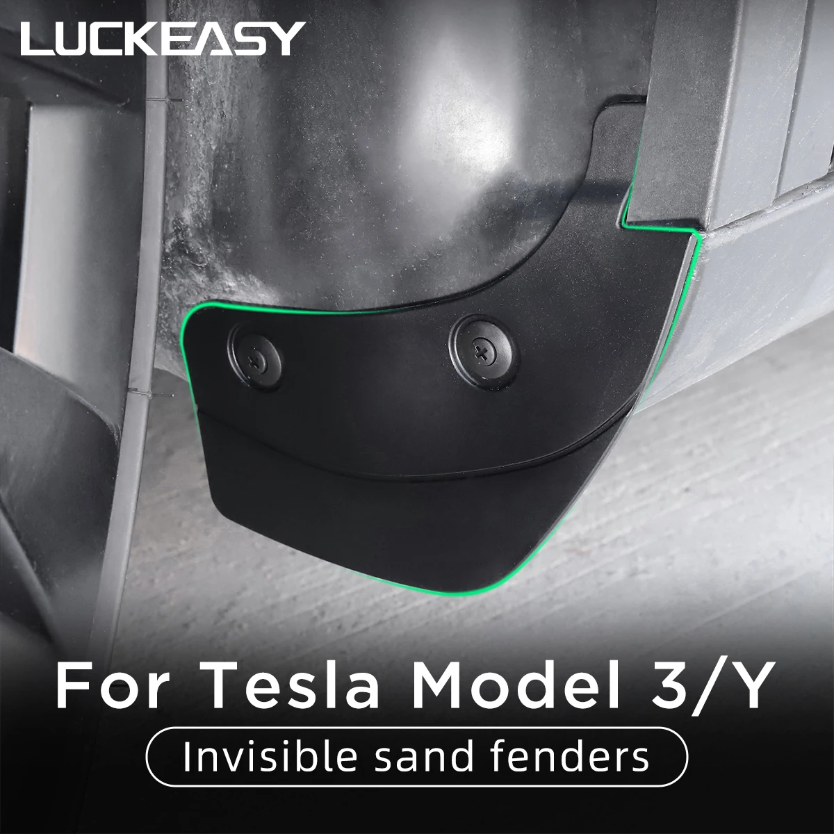 LUCKEASY-For-Tesla-Model-Y-2020-2024-Rear-Wheel-Mud-Flaps-Car ...