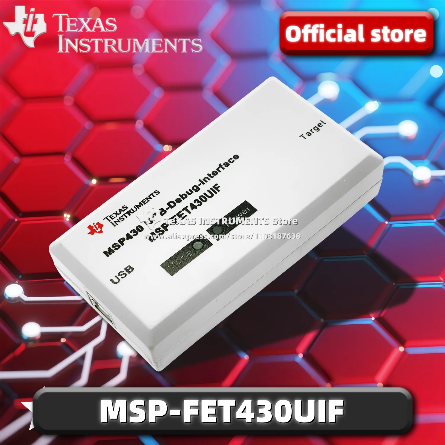 【TI 공식】MSP-FET430UIF 프로그래머 MSP430 에뮬레이터 JTAG/BSL/SBW를 온라인으로 다운로드하고 디버깅 ...