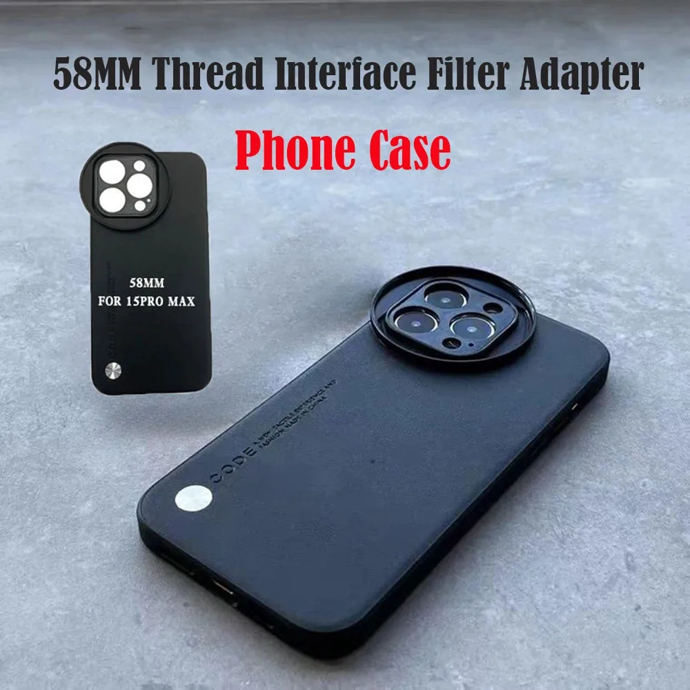 58MM-Thread-Interface-Filter-Ring-Adapter-Phone-Case-Universal-For-CPL ...