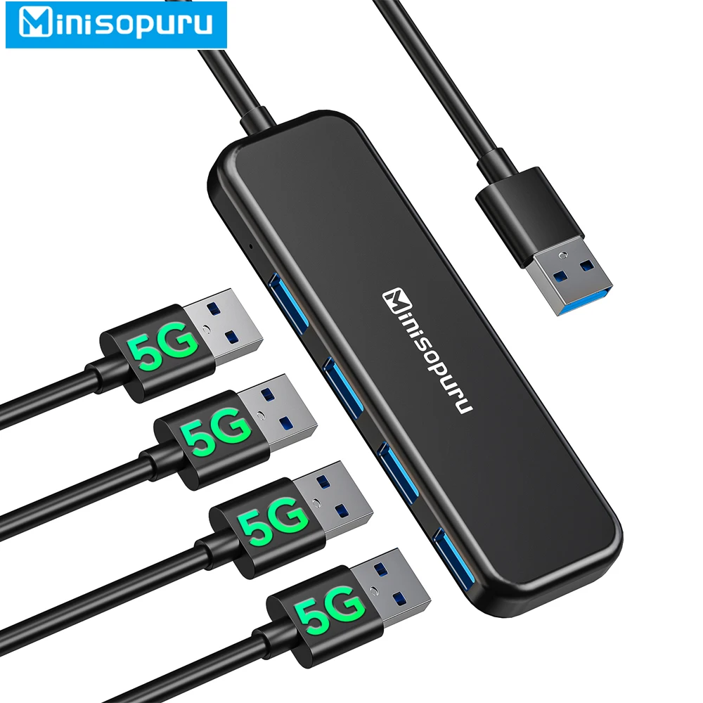 Mini-USB-Hub-Splitter-para-Laptop-USB-3-0-Hub-Expansor-Transfer-ncia-R ...