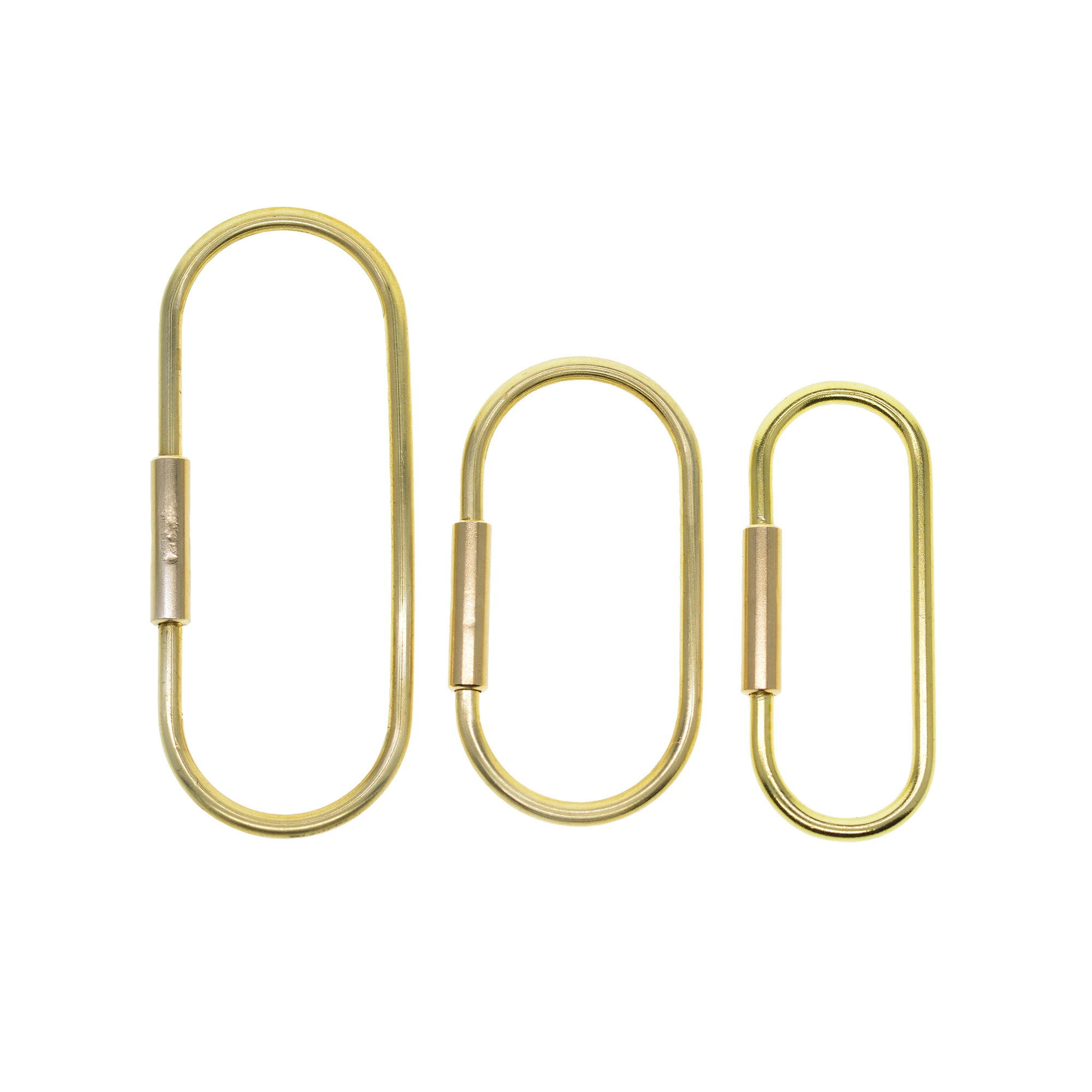large-and-small-3mm-Solid-brass-wire-wrap-run-course-oval-Screw-Lock ...