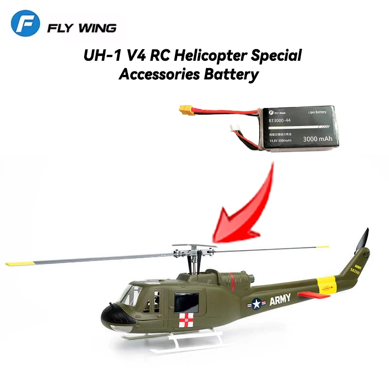 Flywing UH-1 V4 RC Helicopter Special Accessories Battery - AliExpress 26