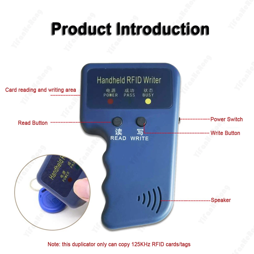 RFID-Duplicator-Card-Reader-125KHz-EM4100-Video-Programmer-Writer-T5577 ...