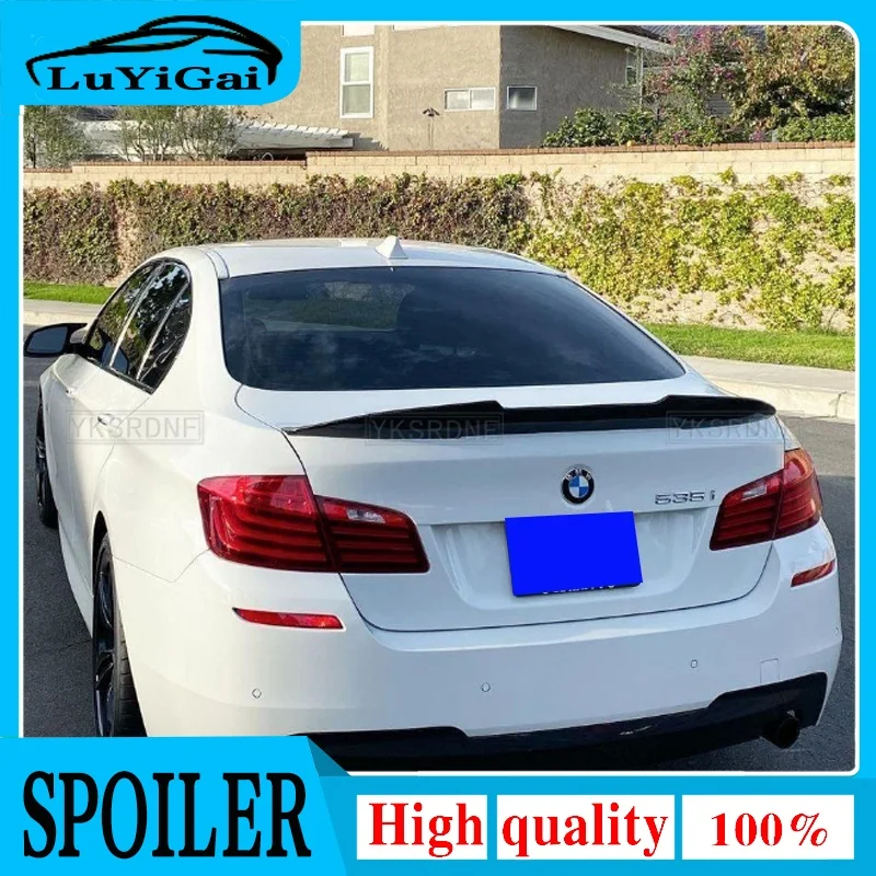 Use For BMW 5 Series F10 Spoiler 2011--2017 Year Real Glossy Black Rear ...