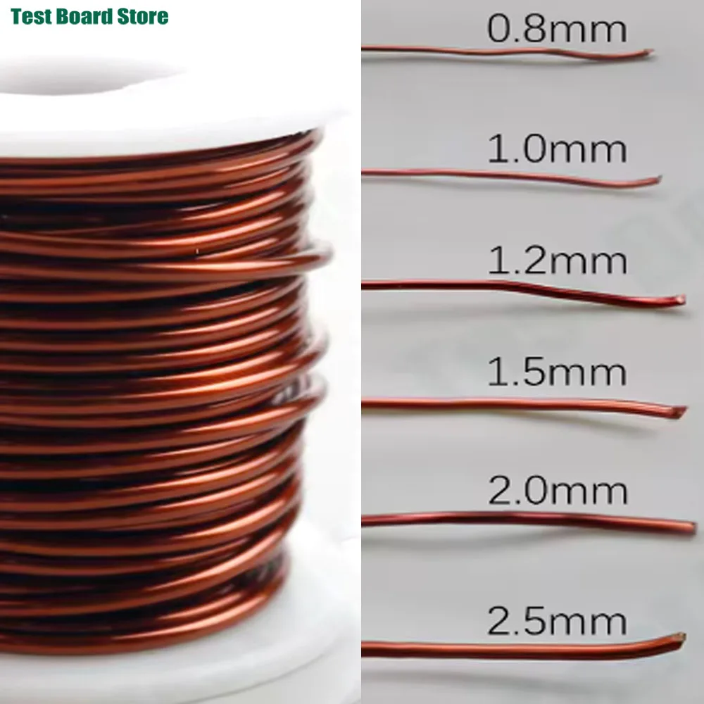 copper lacquer wire 0.8mm 1.0mm 1.2mm 1.5mm 2mm 2.5mm Cable Copper Wire ...
