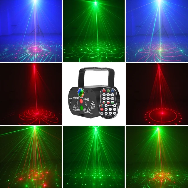 ALIEN RGB Mini DJ Disco Laser Light Projector USB Rechargeable LED UV ...